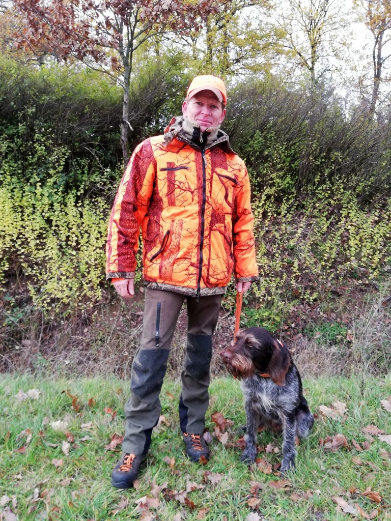 Thomas mit Greif vom Hochwald